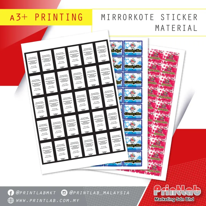 Printing Service, Servis Percetakan: Printing Saiz A3+ Sticker ...