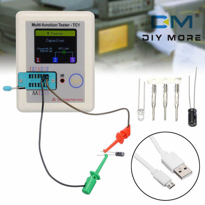 diymore LCR-TC1 TFT Color Display Multifunction Backlight Transistor ...