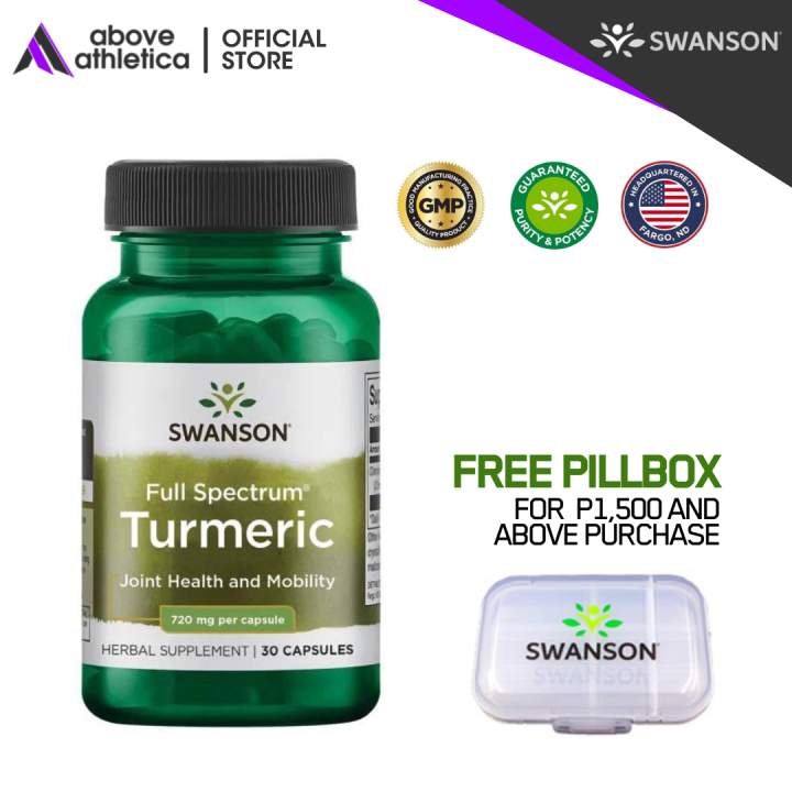 Swanson Premium- Full Spectrum Turmeric 720Mg 30 Capsules | Lazada PH