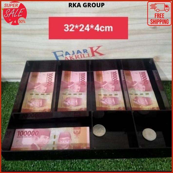 Acrylik Tempat Uang/Laci Cash Box Kualitas Premium | Lazada Indonesia
