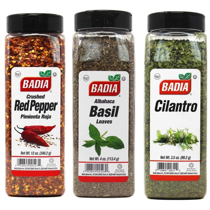Badia® Spices HUGE BOTTLE (Red Pepper/Basil Leaves/Cilantro) | Lazada PH