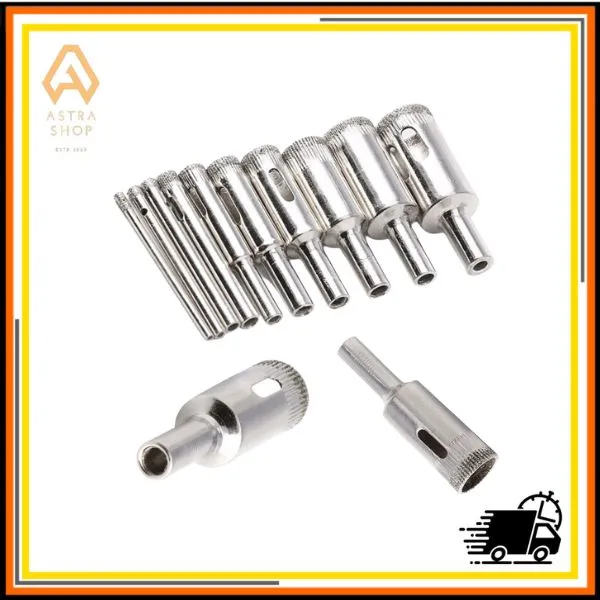 Diamond Coated Core Hole Saw Drill Bit for Tile Ceramic Glass Porcelain ...