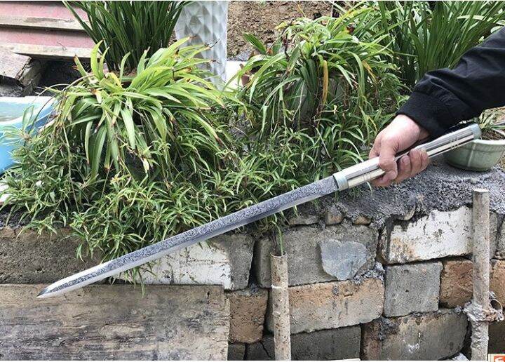 Longquan city high manganese steel integrated sword stick medium stick ...
