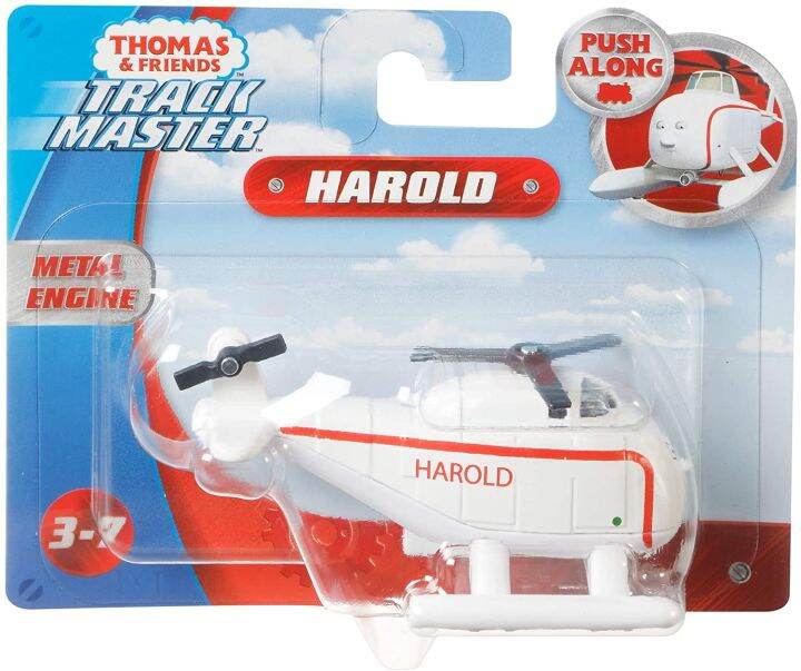 Thomas and Friends TrackMaster Push-Along Harold Metal Engine | Lazada