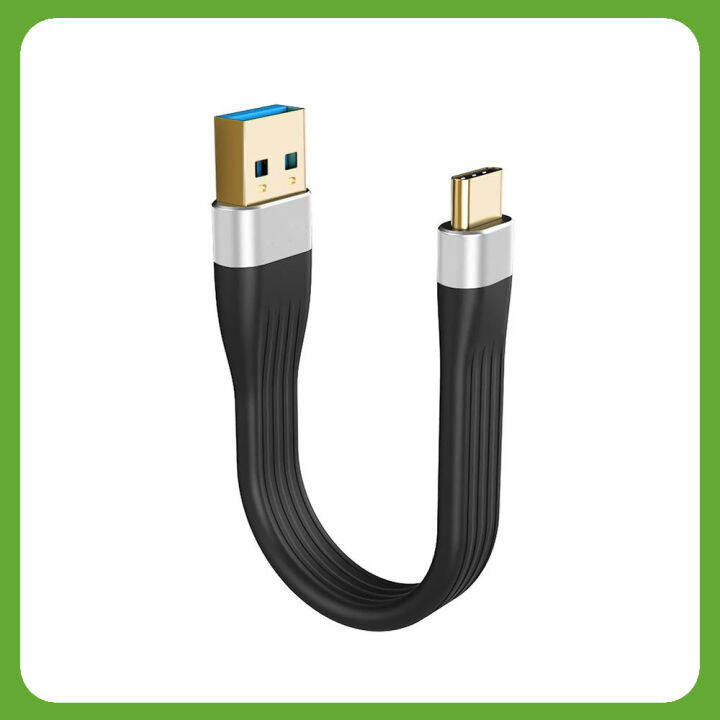 Ultra short USB C Cable 12cm USB 3.1 Gen.1 USB 3.0 A male to type c ...
