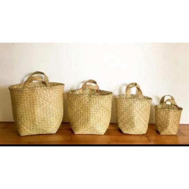 TAS ANYAMAN PURUN CANTIK BAHAN PANDAN DENGAN ANEKA PILIHAN UKURAN ...