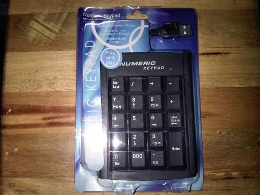 Free Ongkir Keyboard Numeric USB / Numerik Keypad Keyboard USB 000 ...