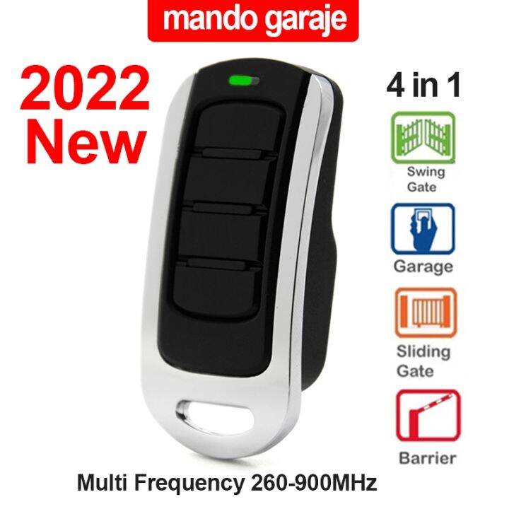 Garage Door Remote Control Gate Opener Programmable Learning 4-Buttons ...
