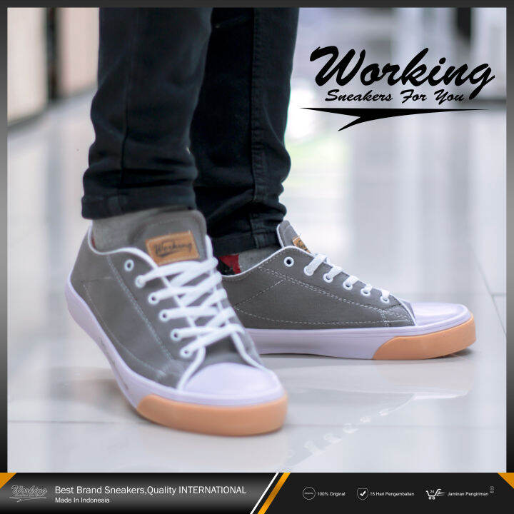 NEW ARRIVAL SEPATU SNEAKERS CASUAL WORKING PRIA SEPATU KETS NYAMAN ANTI ...