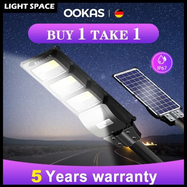 LIGHT SPACE OOKAS 3 years warranty LED solar lights outdoor waterproof ...