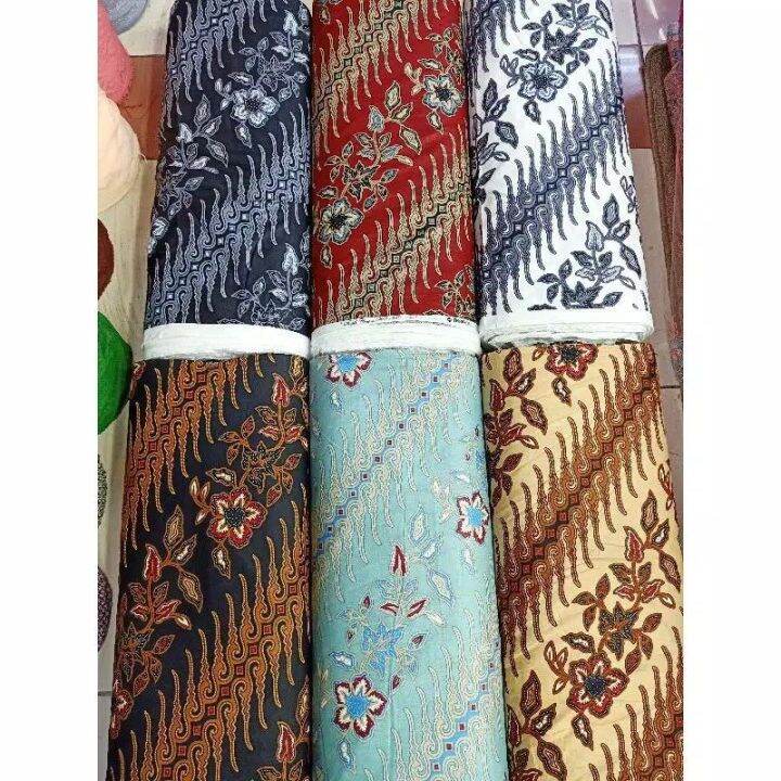 Bahan Batik Halus / Kain Batik Motif Lereng Jawa Per 1/2meter = 50 cm ...