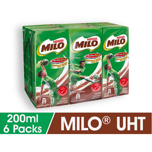 MILO UHT 6X200ML | Lazada