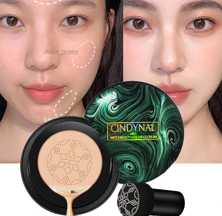CINDYNAL x Sunisa Air Cushion BB Cream CC Cushion Moisturizing Cream Korea Tahan Air Foundation ...