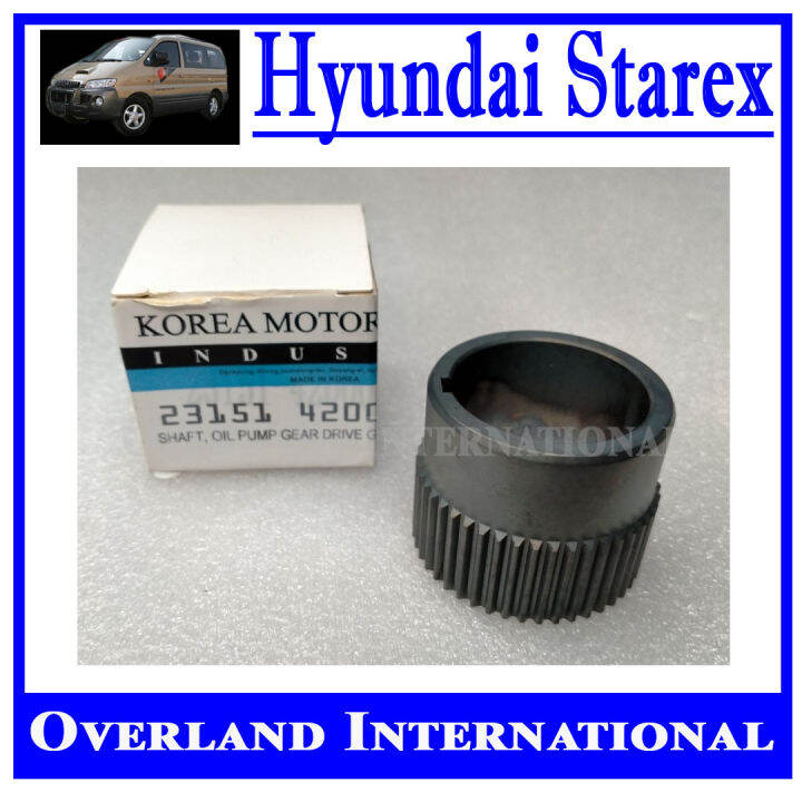 OIL PUMP SHAFT AND GEAR - CRANK, Hyundai Starex, H100, Mitsubishi L200 ...