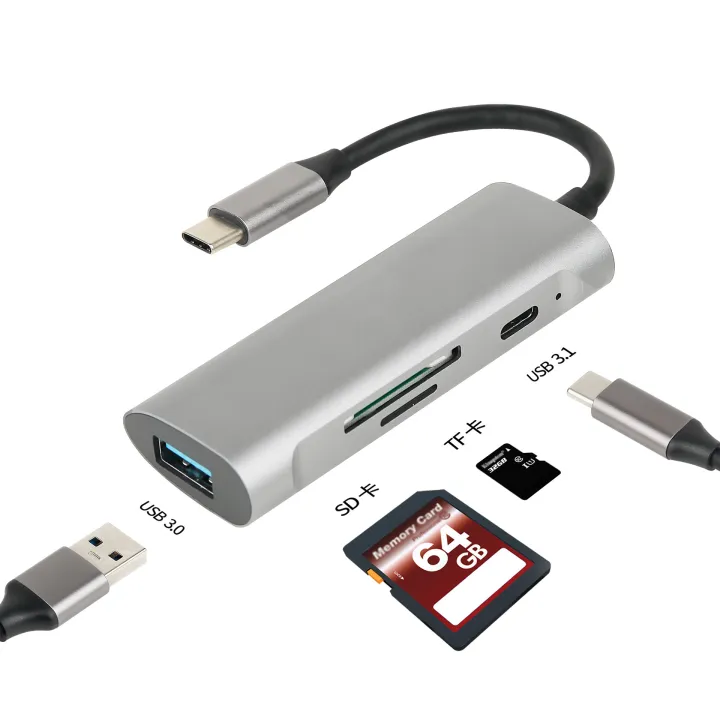 Usb3.0hub USBC data transmission +sdtf card reader macbooktype docking ...