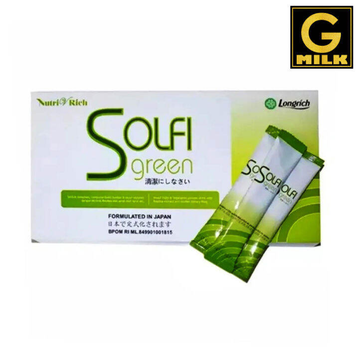 SOLFI GREEN FIBER DETOX SOLUBLE DRINK POWDER FORMULATED IN JAPAN ...