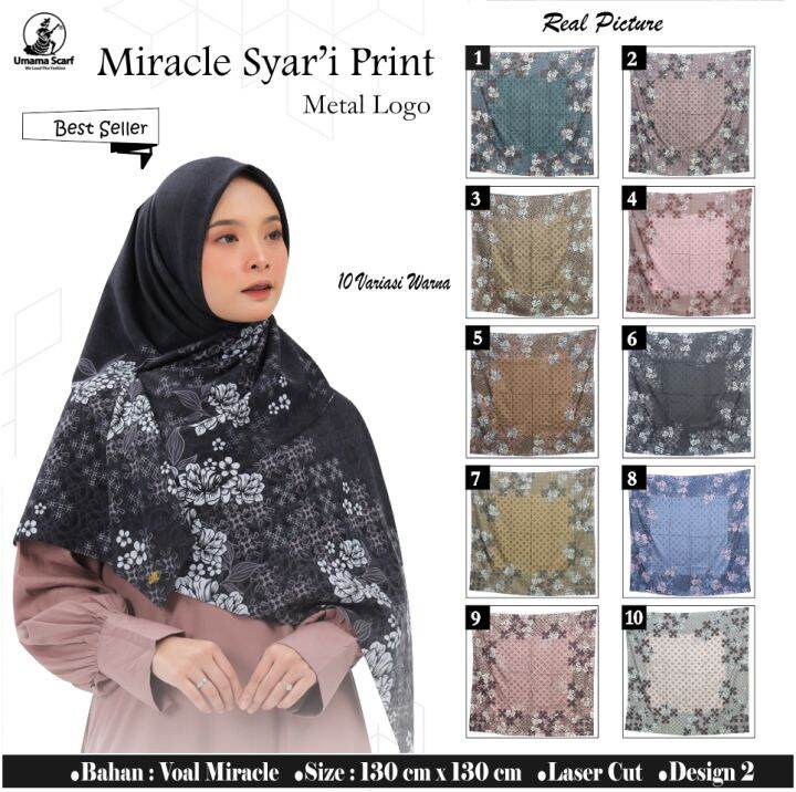 JILBAB SEGI EMPAT LASER CUT VOAL MIRACLE SYARI MOTIF PRINT METAL LOGO ...