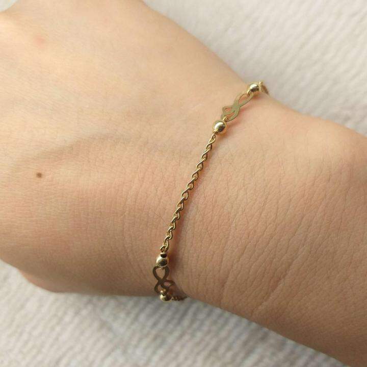 10k infinty bracelet | Lazada PH