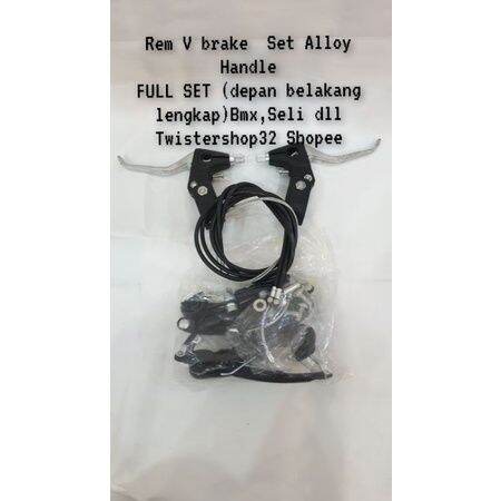 Rem Set Sepeda V Brake Full Set Depan Belakang Komplit | Lazada Indonesia