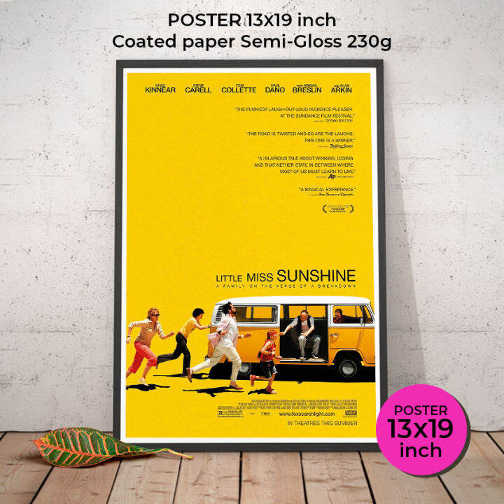 Little Miss Sunshine Poster โปสเตอร์ ลิตเติ้ล มิสซันไชน์ โรด มูฟวี ฟีล ...