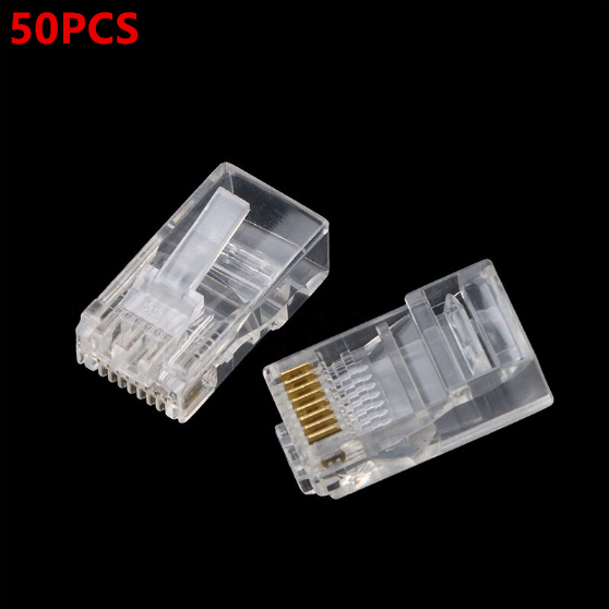 RJ45 Ethernet cable module plug 8P8C network connector crystal head ...
