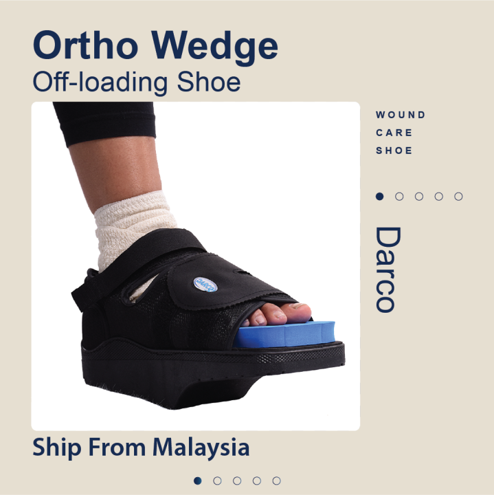 Ortho Wedge Shoe (Square Toe) / Diabetic Shoe | Lazada