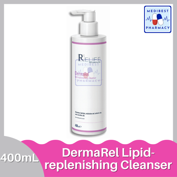 DermaRel Lipid-replenishing Cleanser (400mL) Relizema | Lazada