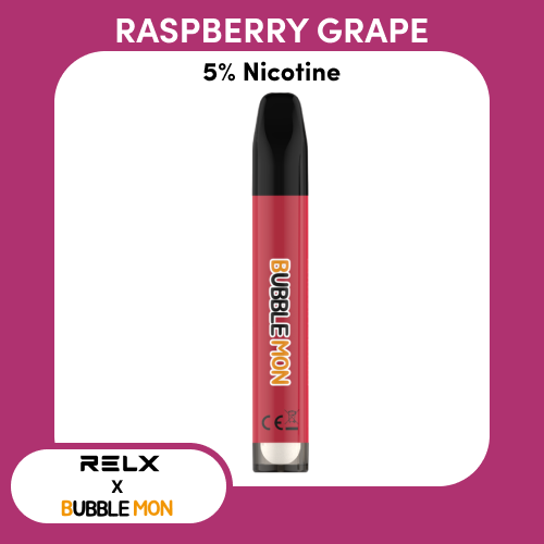 RELX Bubblemon Disposable Pod - Raspberry Grape | Lazada Indonesia