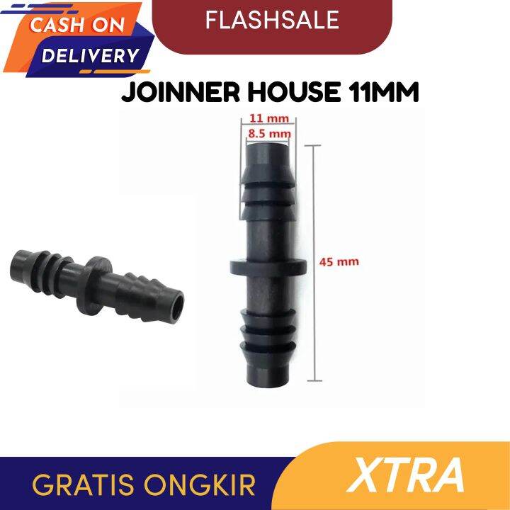FITTING JOIN SELANG PE 8/11 MM / NEPEL SAMBUNG SELANG 5/16 | Lazada ...