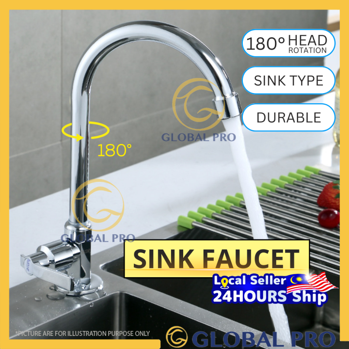 JWW 503 Sink Type Water Tap Rotatable Sink Water Tap Flexible Head Sink ...