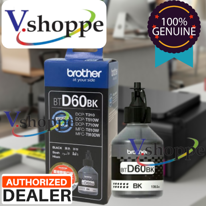 Brother Ink BTD60 BTD60BK Black : Inkjet Printer HL T4000DW / DCP T220 ...