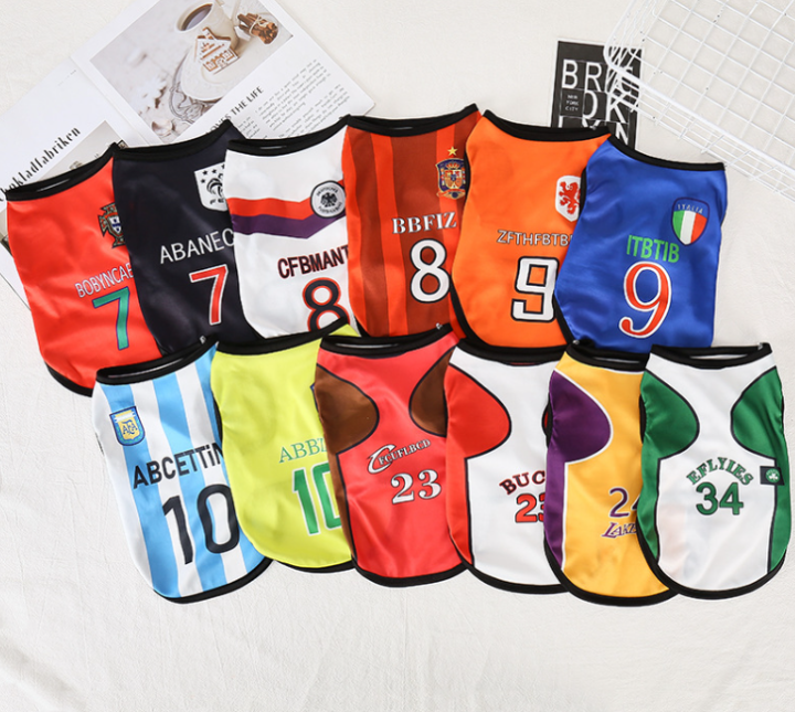 [Ready Stock] FIFA NBA Jersey for Pet Jersey Dog Cat Puppies Sports ...