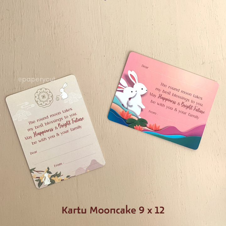 Greeting Card Kartu Ucapan Gift Hampers Mooncake - 9 x 12 cm | Lazada ...