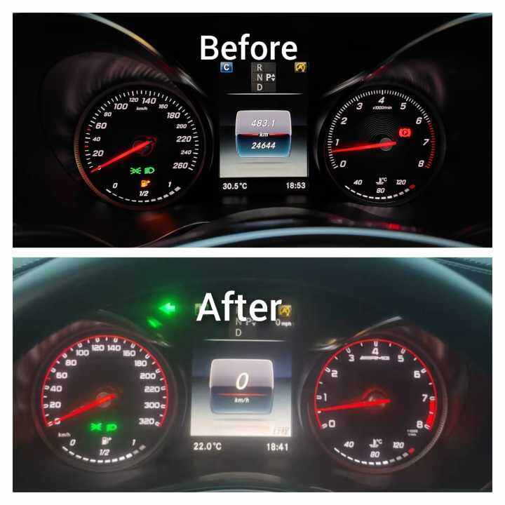 MERCEDES AMG C43 C63 GLC43 GLC63 INSTRUMENT METER CONVERSION KIT | Lazada