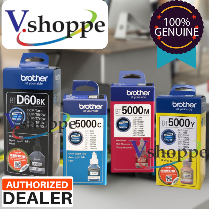 Brother Ink BTD60 BTD60BK BT5000 Black & Color set BCMY Refill: Inkjet ...