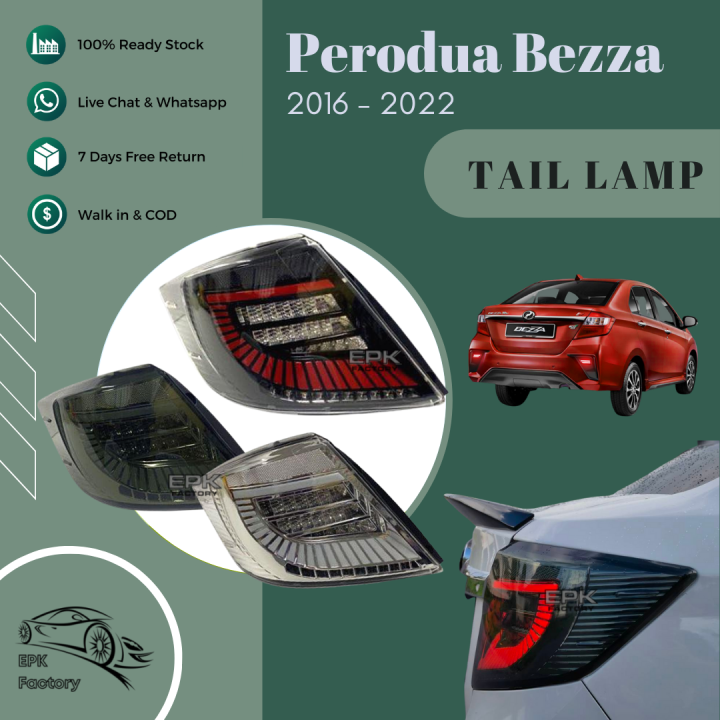 Perodua Bezza Tail Lamp Tail Light Taillamp Taillight LED 2016 2017 ...