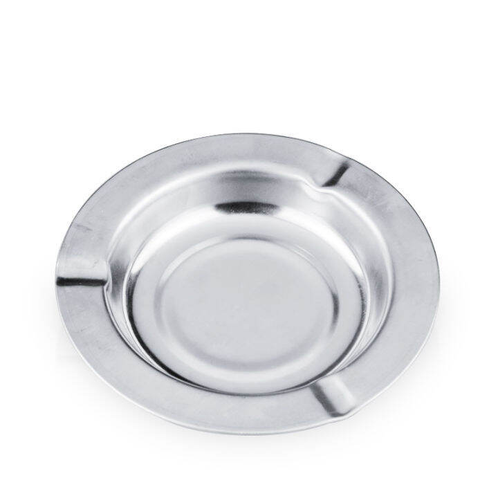 Asbak Stainless Steel Bulat 12 cm Tebal | Lazada Indonesia