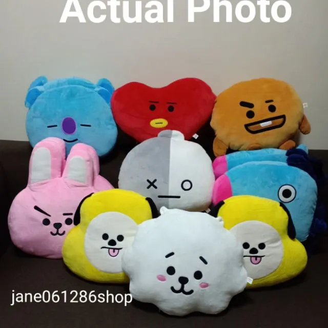 Comfortable [COD] BTS - BT21 FACE PILLOW KPOP IDOL COLLECTION | Lazada PH