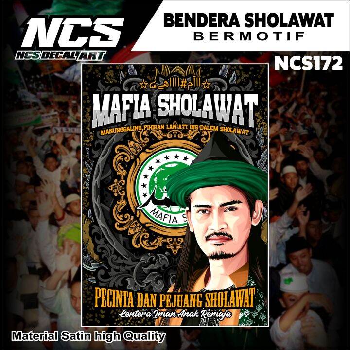 Bendera Majelis Sholawat MAFIA SHOLAWAT Printing Bisa Request High ...
