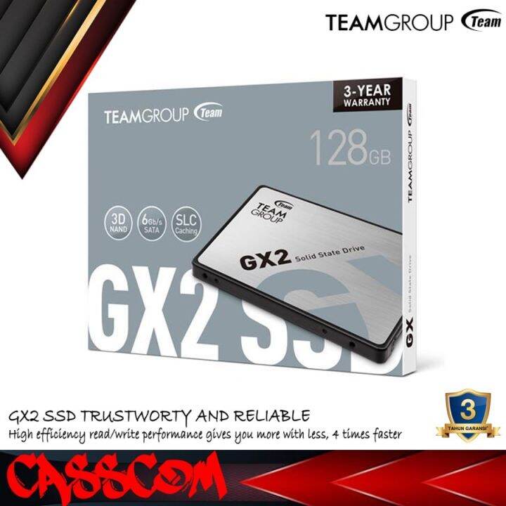 Team SSD GX2 128GB Sata 3 - Team GX2 128 GB 2.5" | Lazada Indonesia