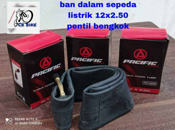 BAN DALAM SEPEDA LISTRIK UKURAN 12X2.50 DARI PASIFIK | Lazada Indonesia