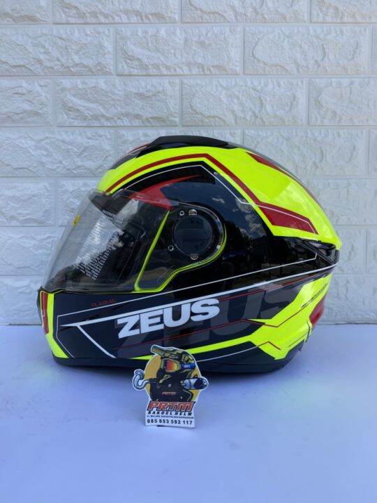 HELM FULL FACE ZEUS 811 - Putih | Lazada Indonesia