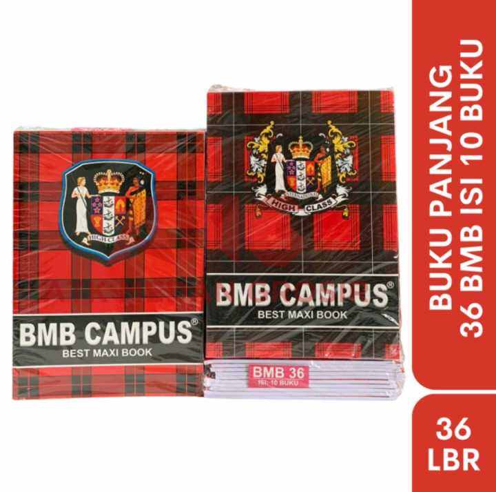 PROMO 1 PACK ( 10 BUKU ) BUKU TULIS BMB CAMPUS / BUKU BIGBOSS ...