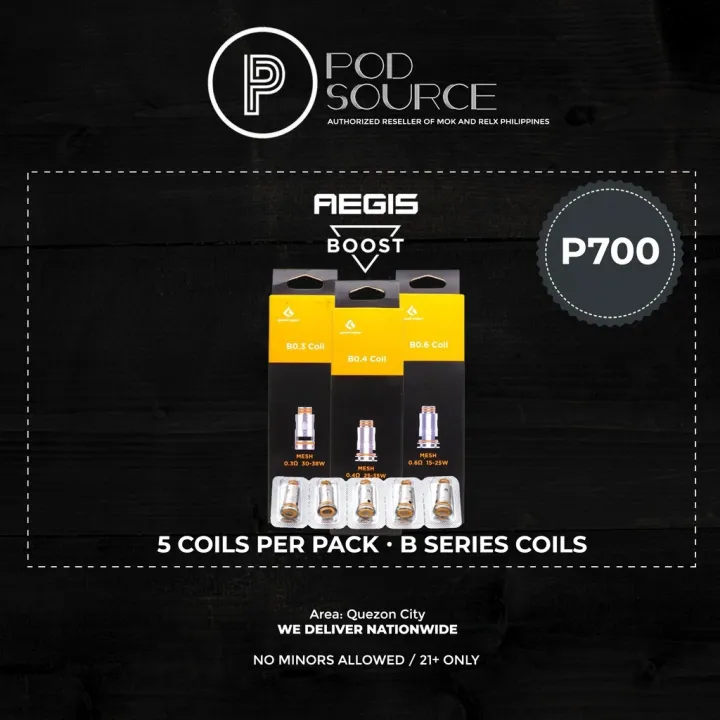 [AUTHENTIC] Aegis Boost OCC / Replacement Coils for Aegis Hero Boost ...