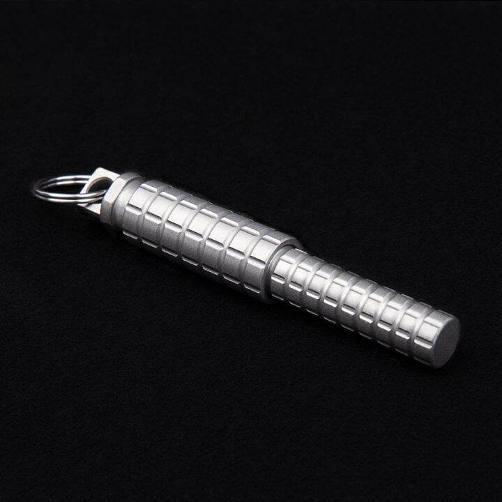 Super fine TC4 Ti titanium 3 inch short pocket tactical ballpoint pen ...