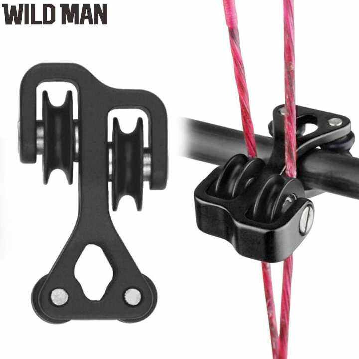 Aluminum Alloy Roller Cable Slide Bar Bow String Splitter Roller Slide ...