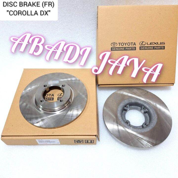 DISC BRAKE PIRINGAN CAKRAM REM TOYOTA COROLLA DX DEPAN | Lazada Indonesia