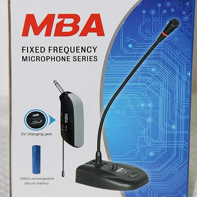 ไมค์ประชุมแบบไร้สาย ไมค์โครโฟน ไมค์ตั้งโต๊ะ WIRELESS MICROPHONE MBA ...