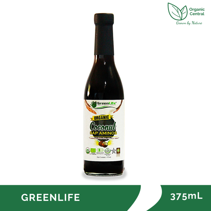 GreenLife Coconut Sap Aminos FDA-Approved, Healthier Soy Sauce Alternative, Soy-Free and Gluten ...