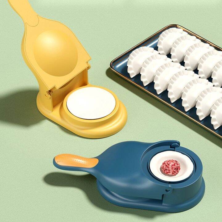Manual Dumplings Mold 2 in 1 Dumplings Skin Presser and Dough Wrapper ...